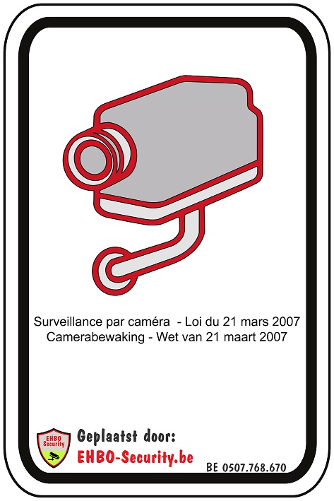 Camerabewaking pictogram - EHBO-Security